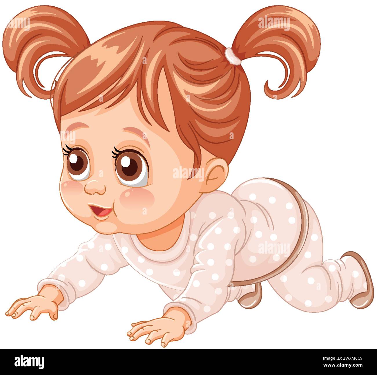 Cute Baby Girl Drawing