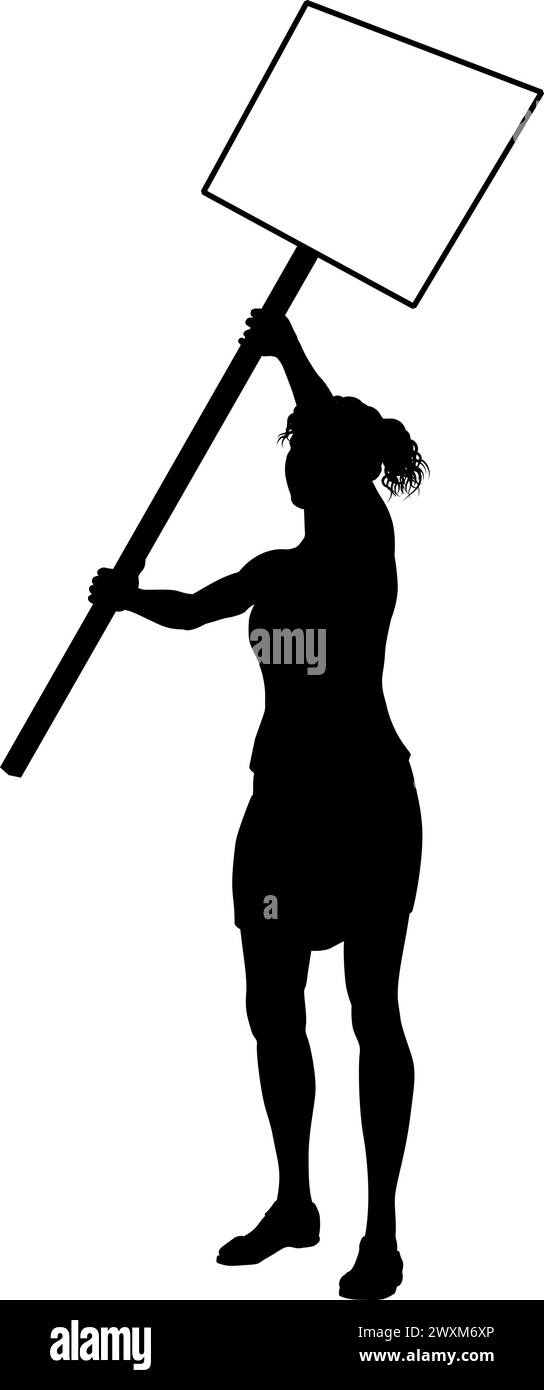 Civil rights protest picketing Stock Vector Images - Alamy