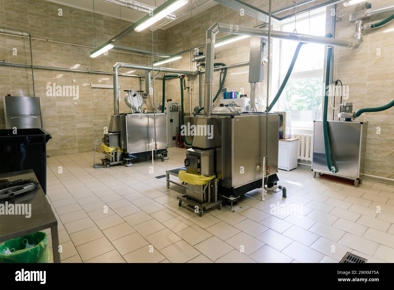 Boiler station, boiler room. Engine room, technical equipment Stock ...