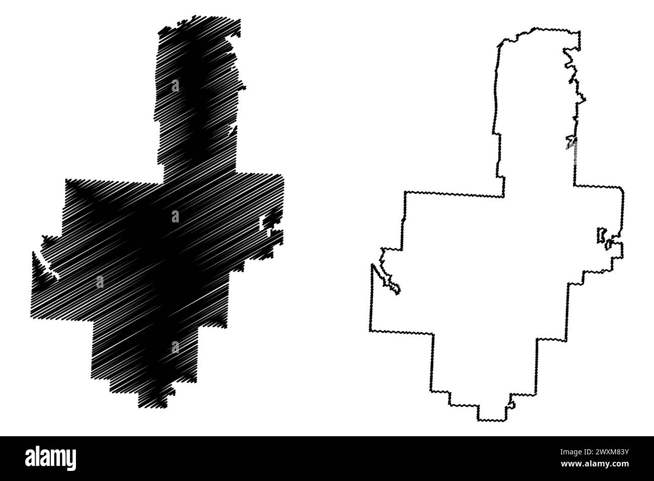 Summit vector outline map hi-res stock photography and images - Alamy
