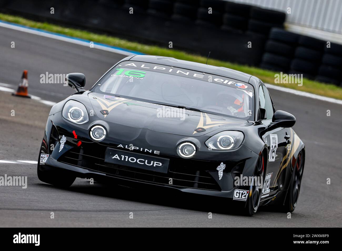 16 SIMON Gaspard, Schumacher CLRT, Alpine A110 Cup, Junior, action during the 1st round of the ...