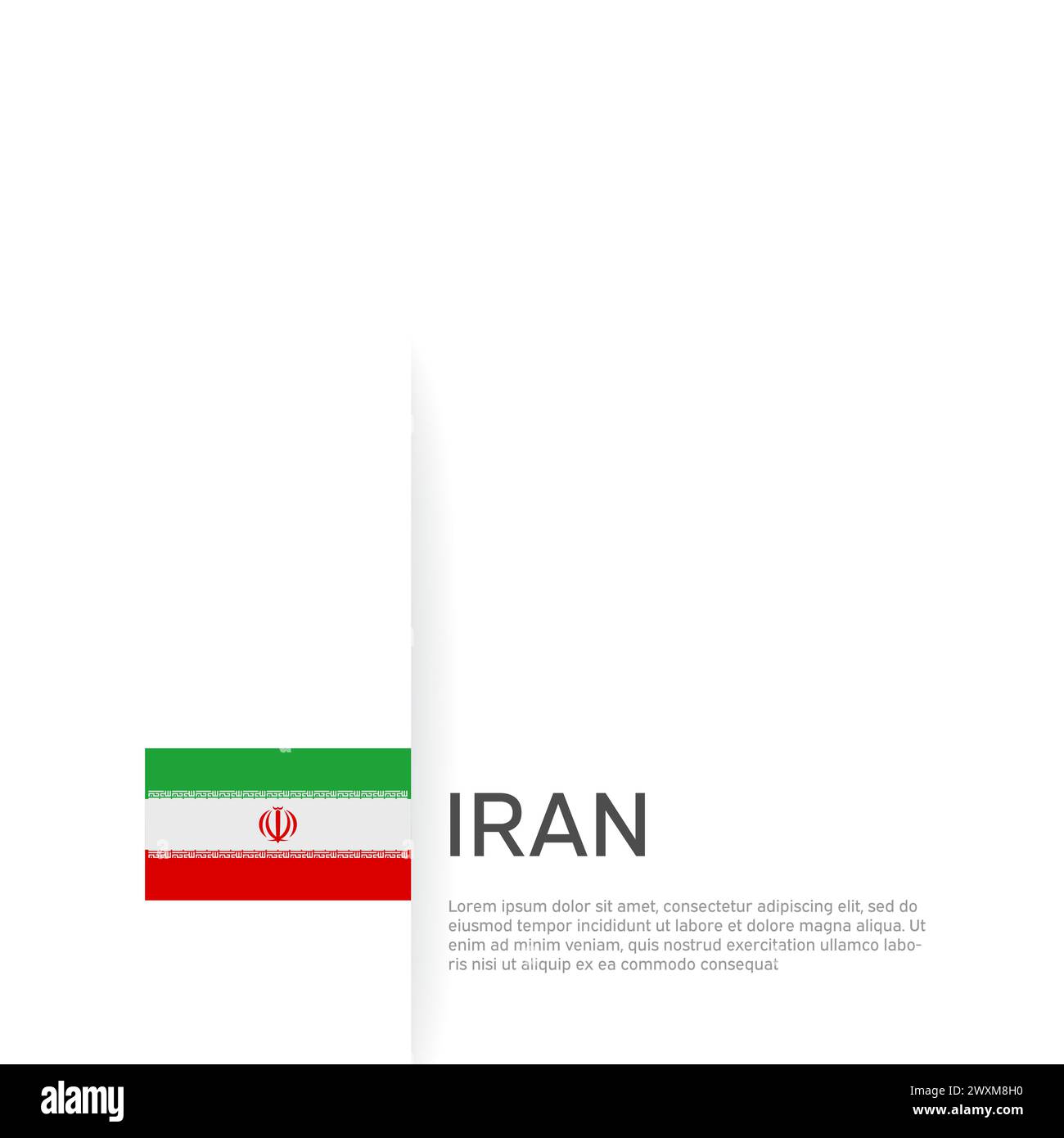 Iran flag background. State patriotic iranian banner, cover. Document ...