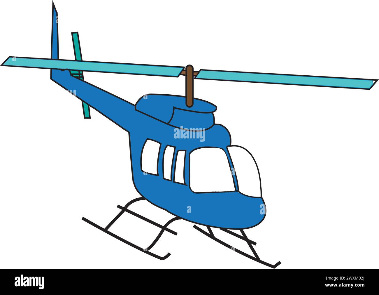 helicopter icon vector illustration simple design Stock Vector Image ...