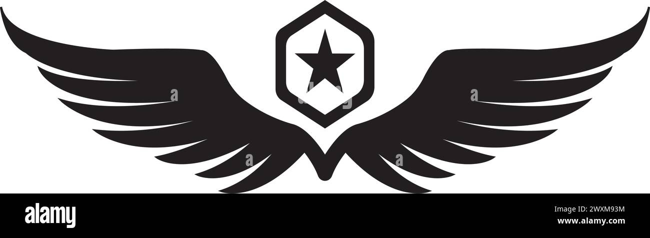 wing icon vector illustrtation symbol design Stock Vector Image & Art ...