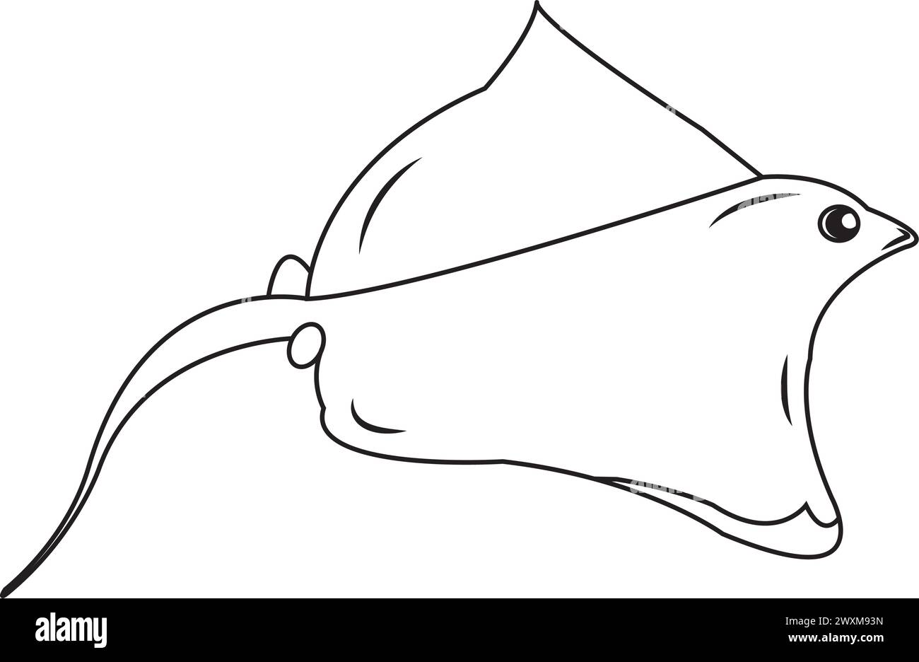 stingray icon vector illustration symbol design Stock Vector Image ...