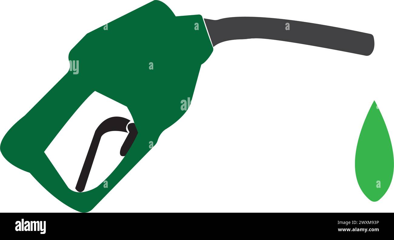 3d render gas pump nozzle Stock Vector Images - Alamy