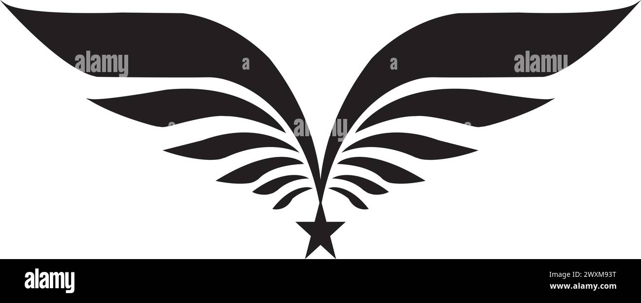 wing icon vector illustrtation symbol design Stock Vector Image & Art ...