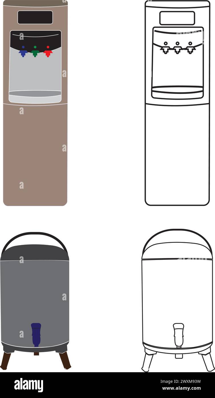 dispenser icon vector illustration symbol desigm Stock Vector Image ...