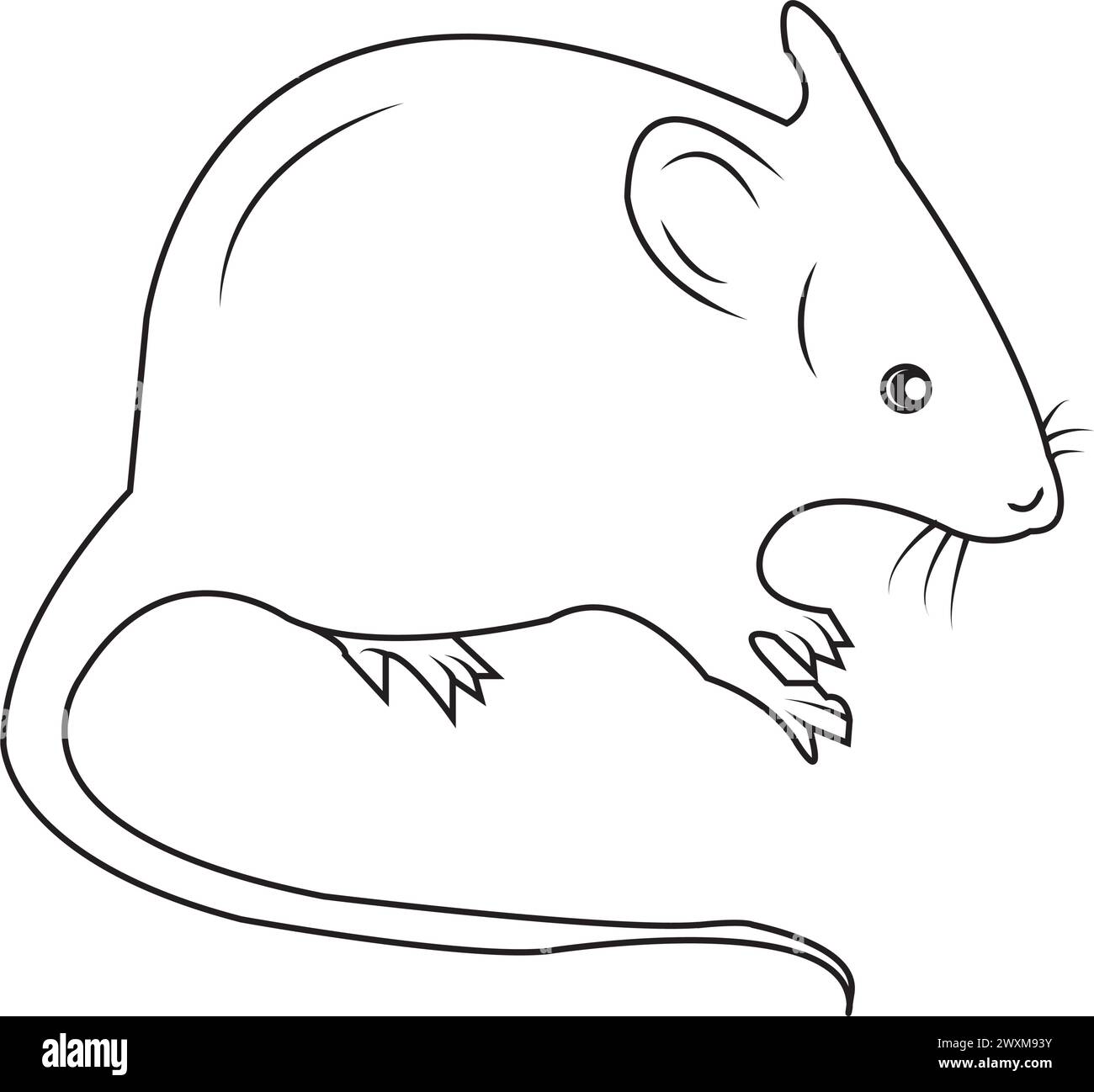 Mice illustration Black and White Stock Photos & Images - Alamy