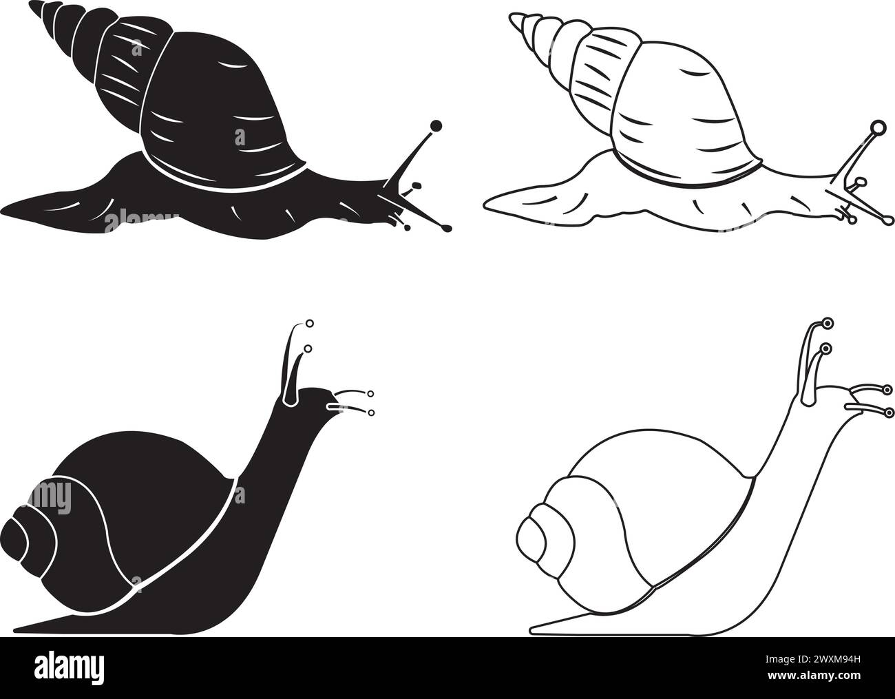 snail icon vector illustration symbol design Stock Vector Image & Art ...