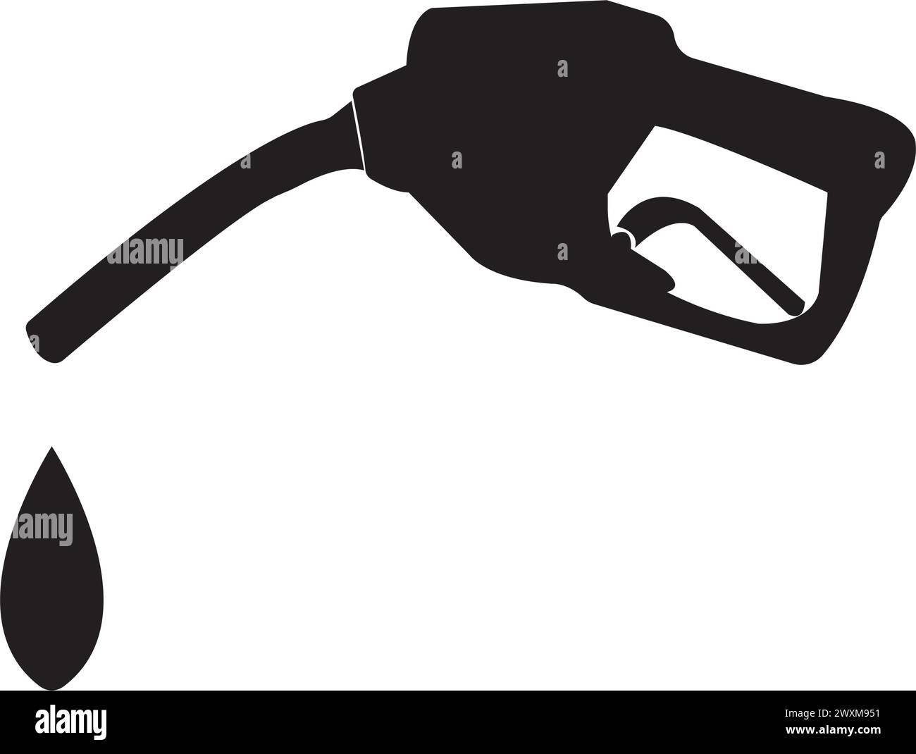 gas station nozzle icon vector illustration logo design Stock Vector ...