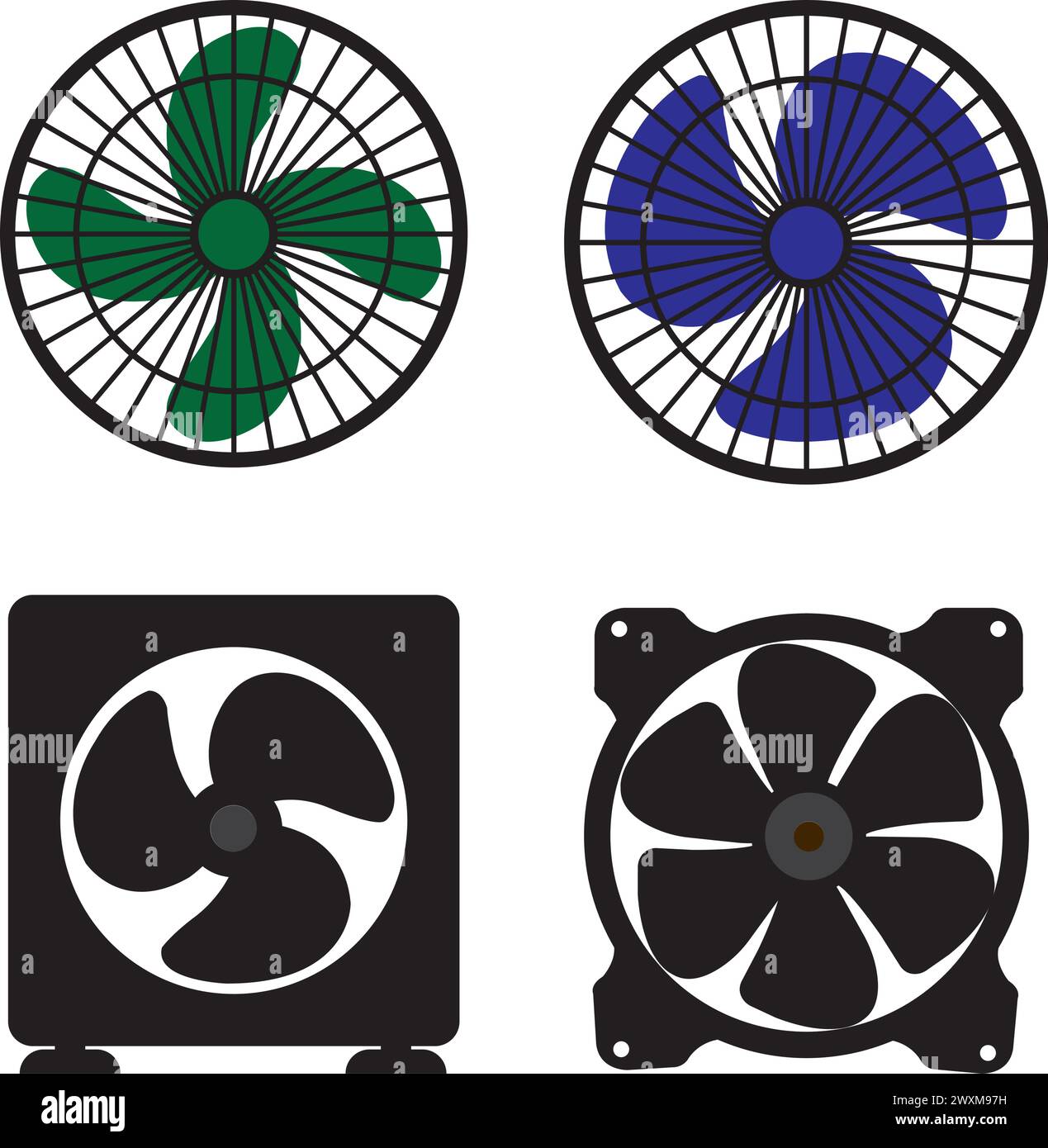 fan icon vector illustration symbol design Stock Vector Image & Art - Alamy