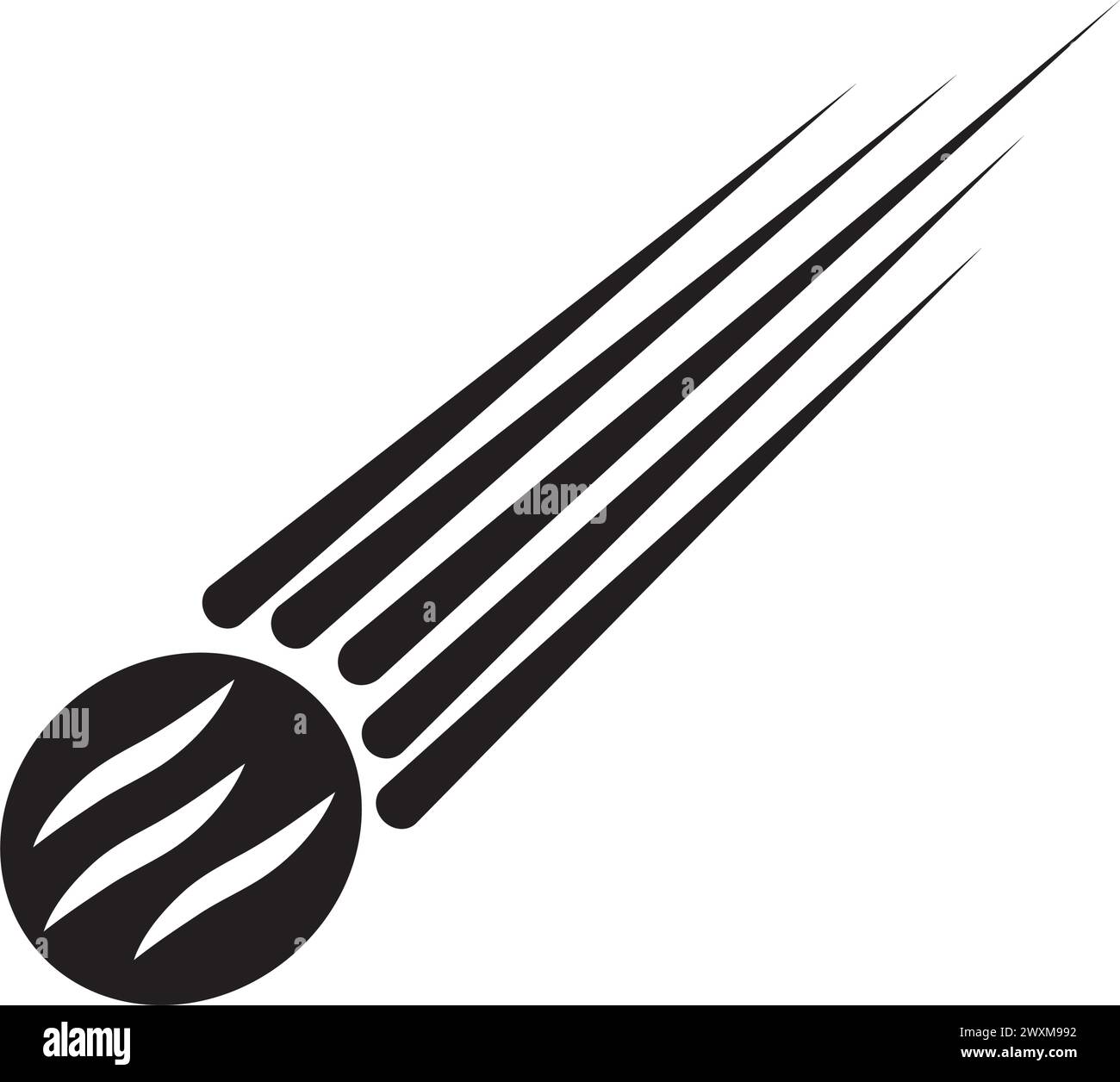 meteor logo vector illustration symbol design Stock Vector Image & Art ...