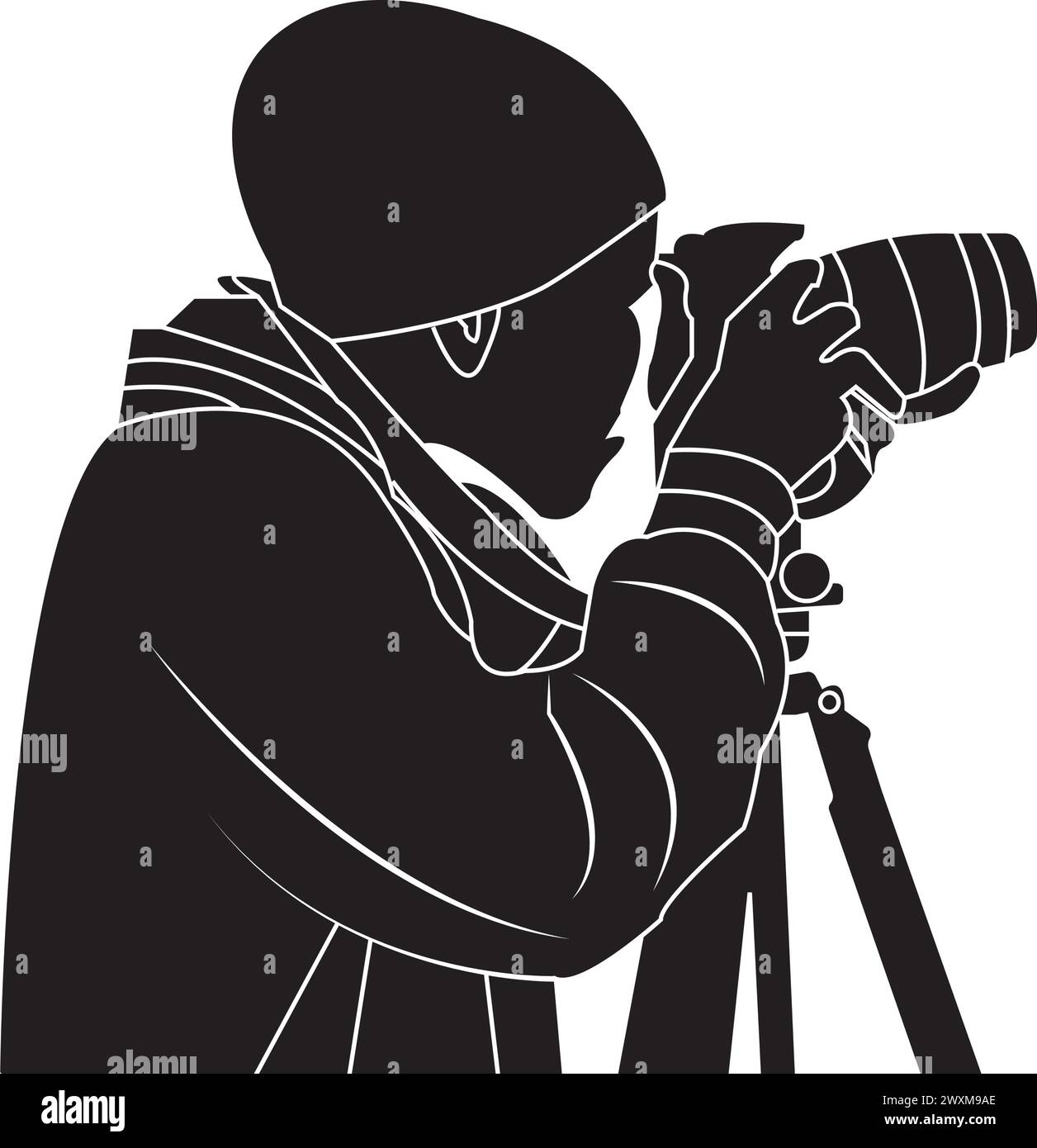 photographer icon vector illustration symbol design Stock Vector Image ...