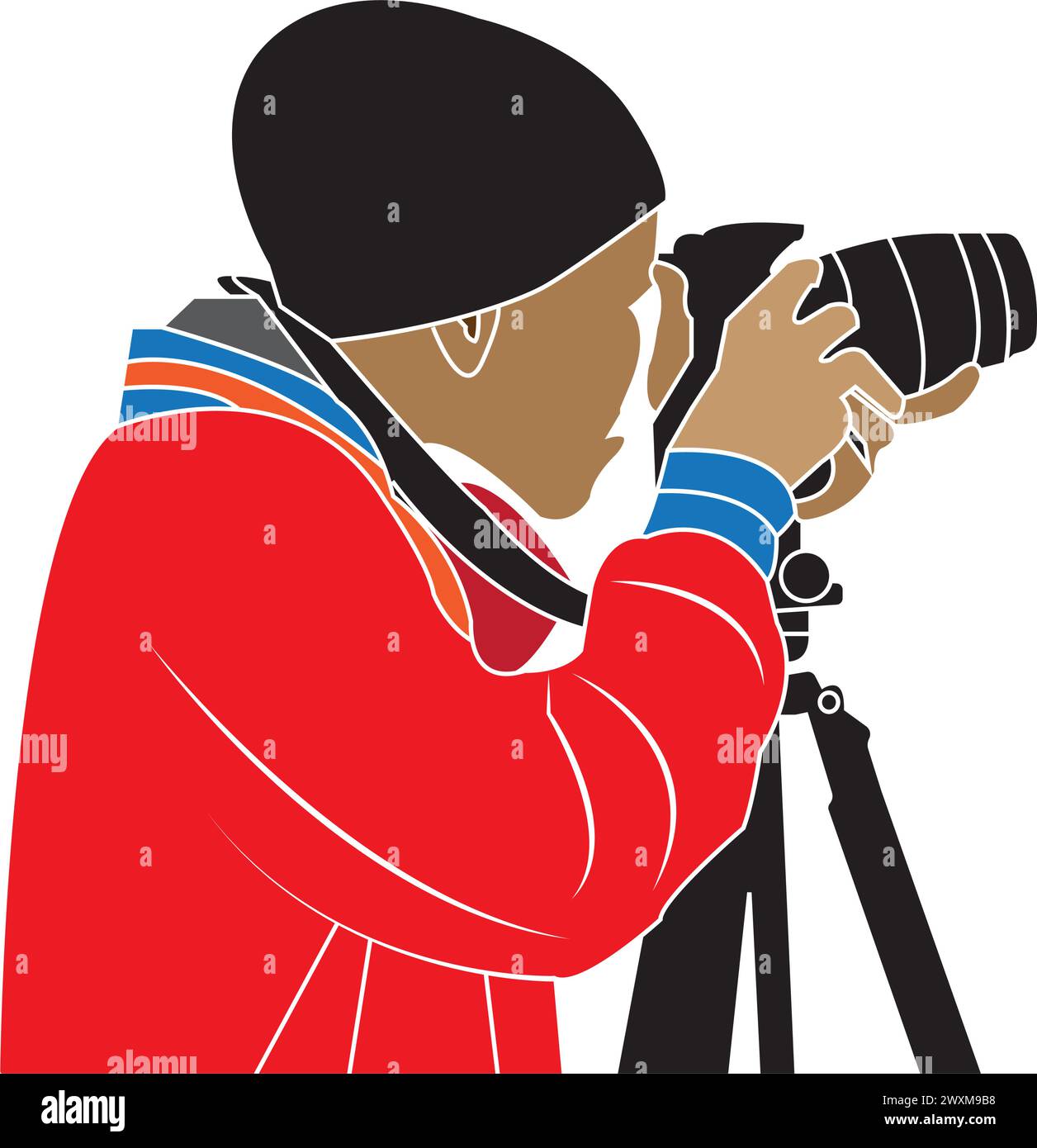 photographer icon vector illustration symbol design Stock Vector Image ...