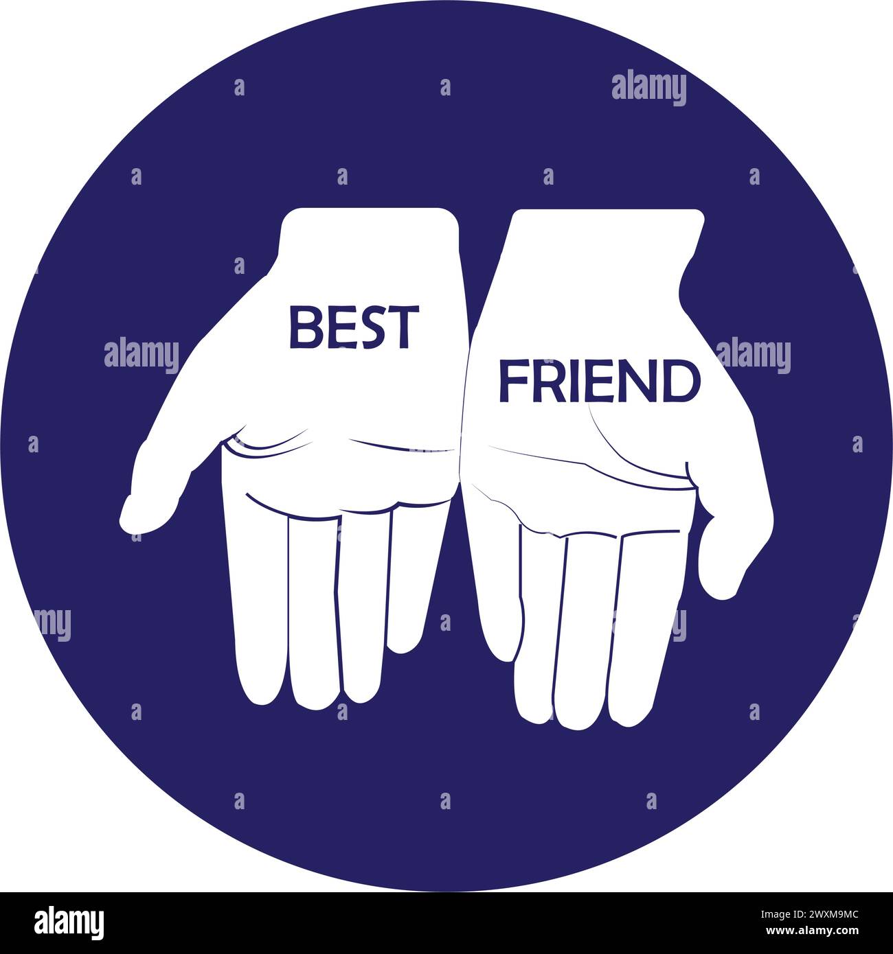 friendship icon vector illustration symbol design Stock Vector Image ...