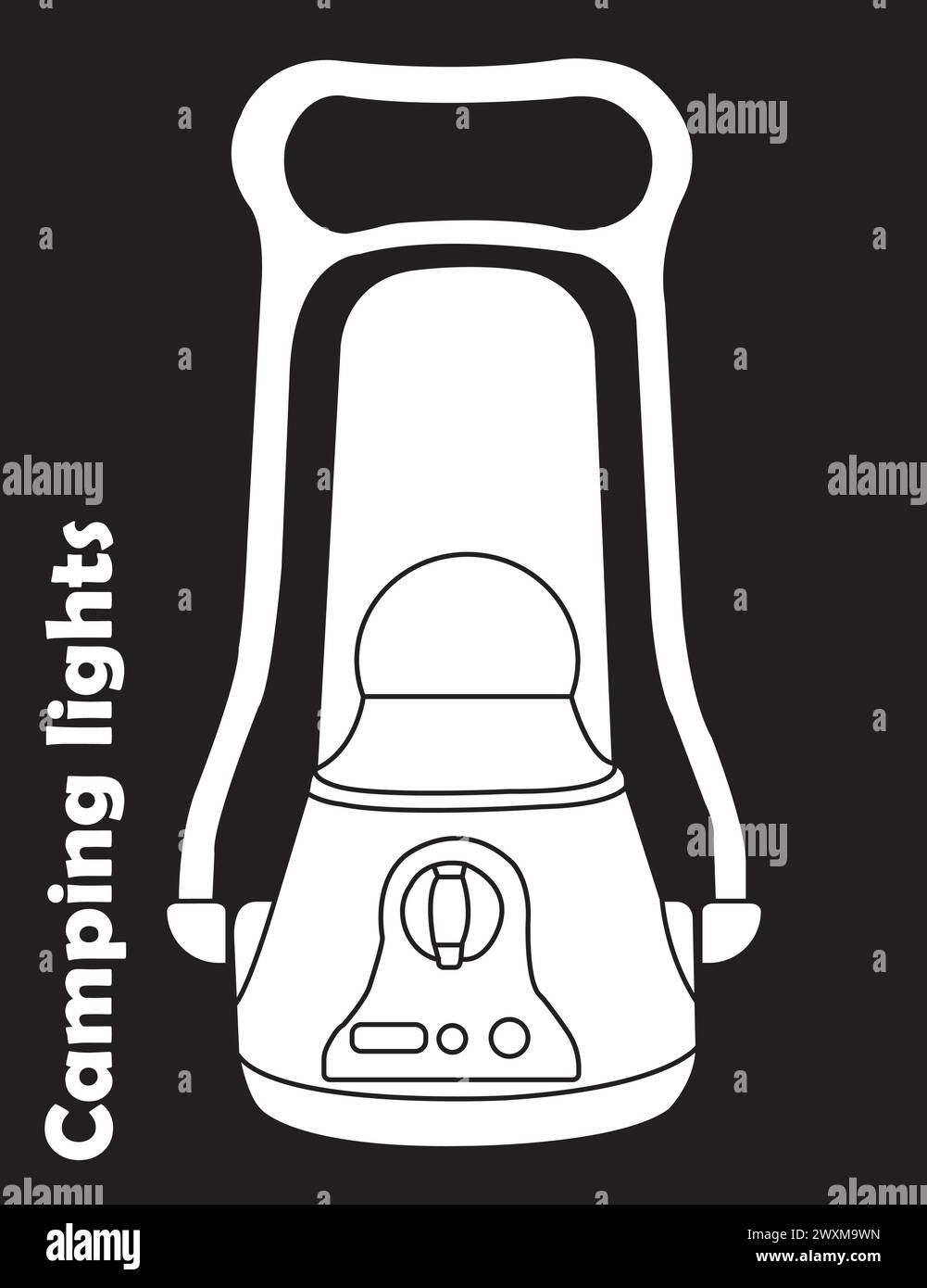 camping light icon vector illustration symbol design Stock Vector Image ...