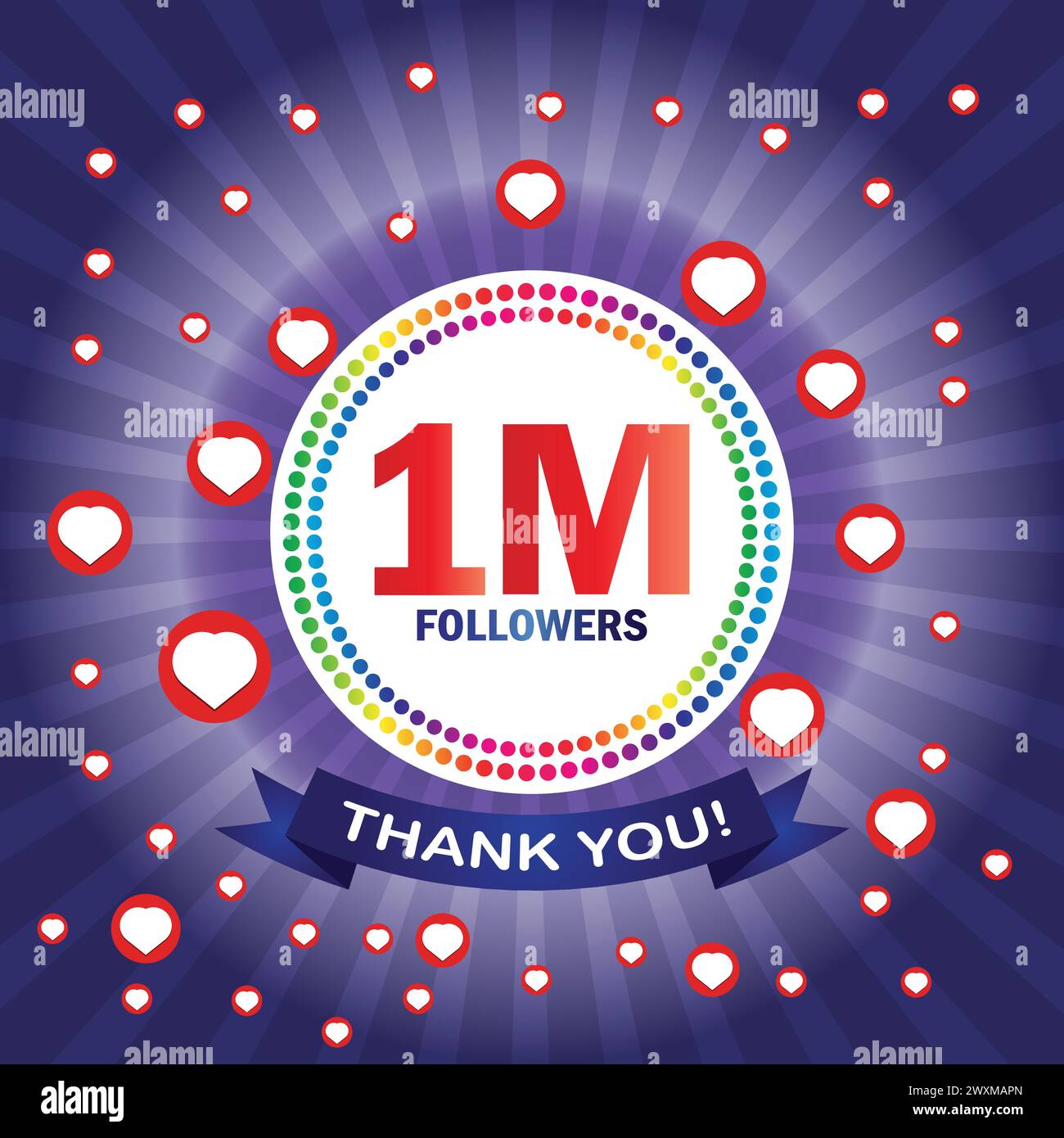 100k followers hi-res stock photography and images - Alamy