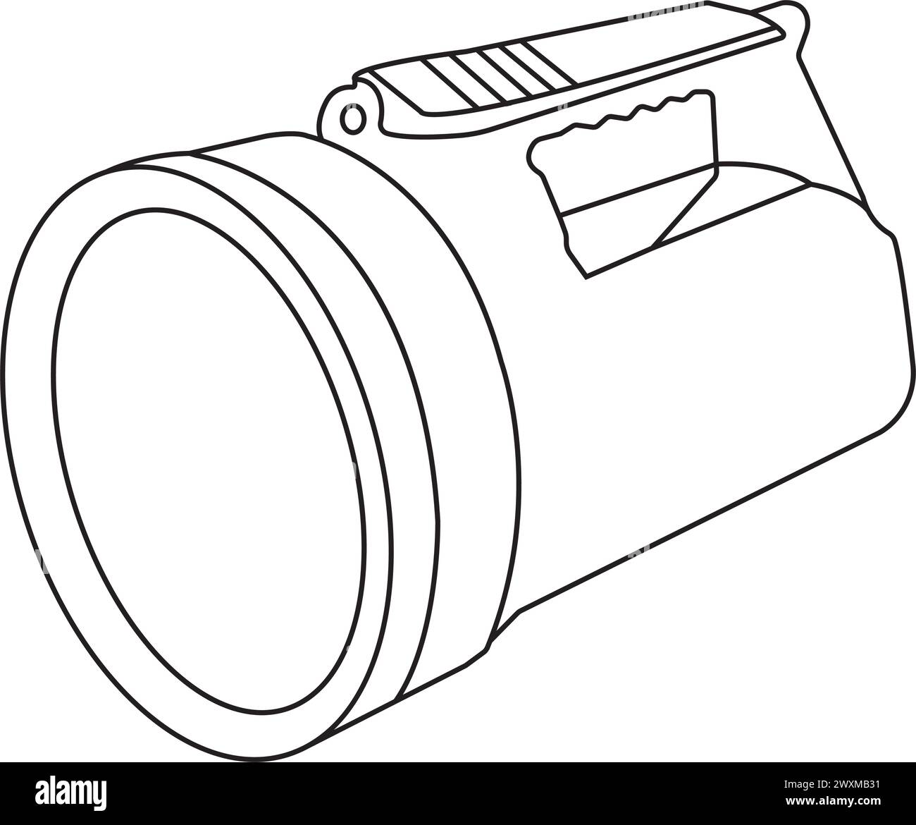 flashlight icon vector illustration symbol design Stock Vector Image ...