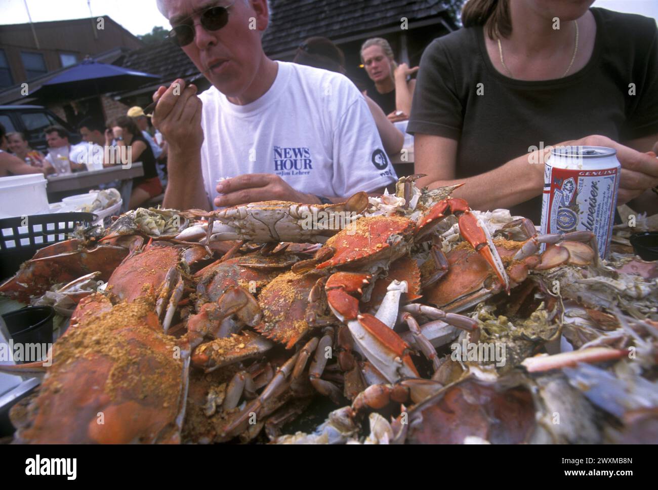 Maryland crab feast Stock Photo - Alamy