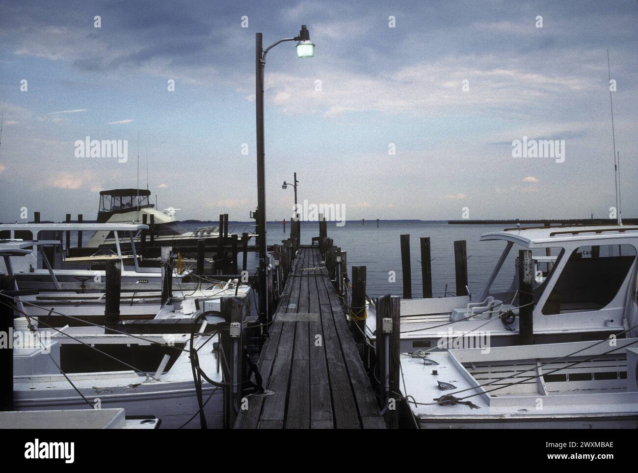 Chesapeake Bay dock Stock Photo - Alamy