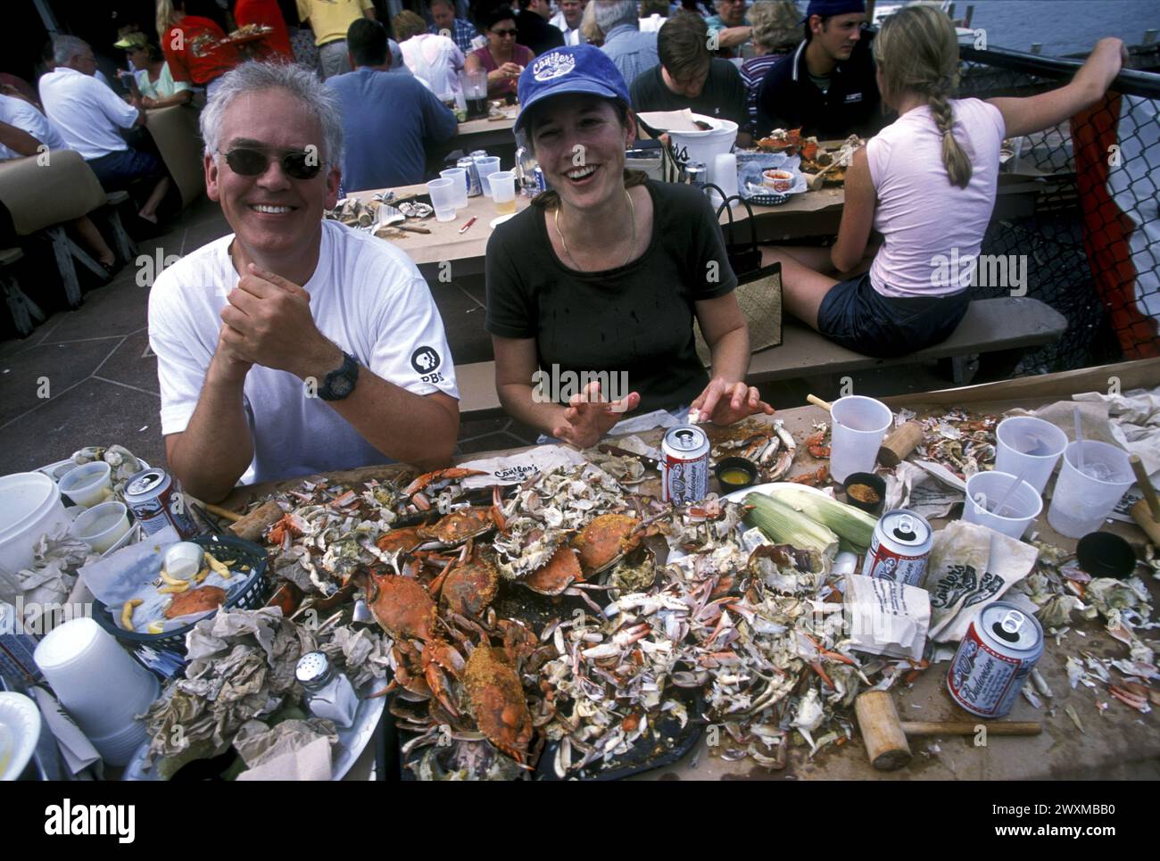 Maryland crab feast Stock Photo - Alamy