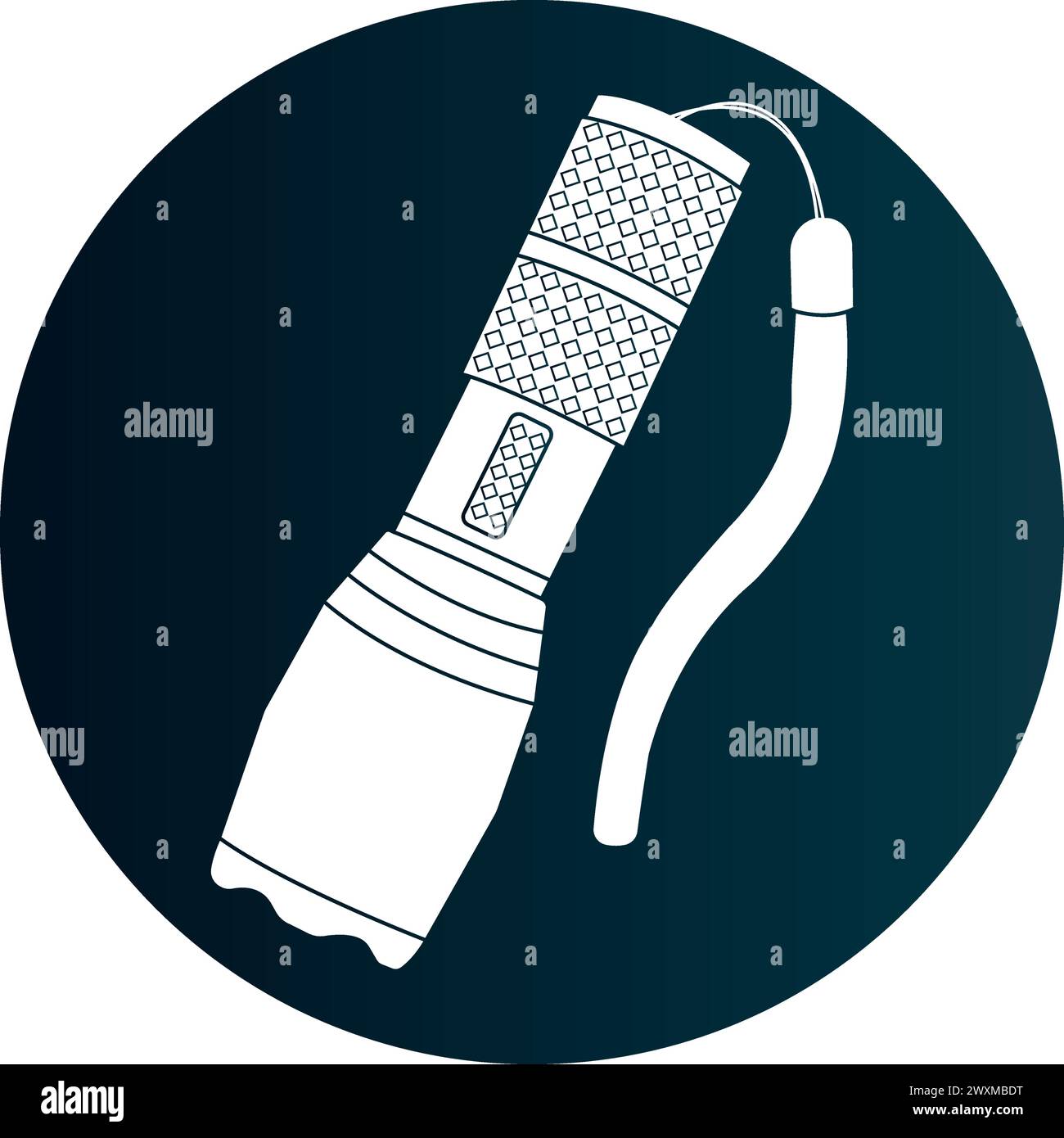 flashlight icon vector illustration symbol design Stock Vector Image ...