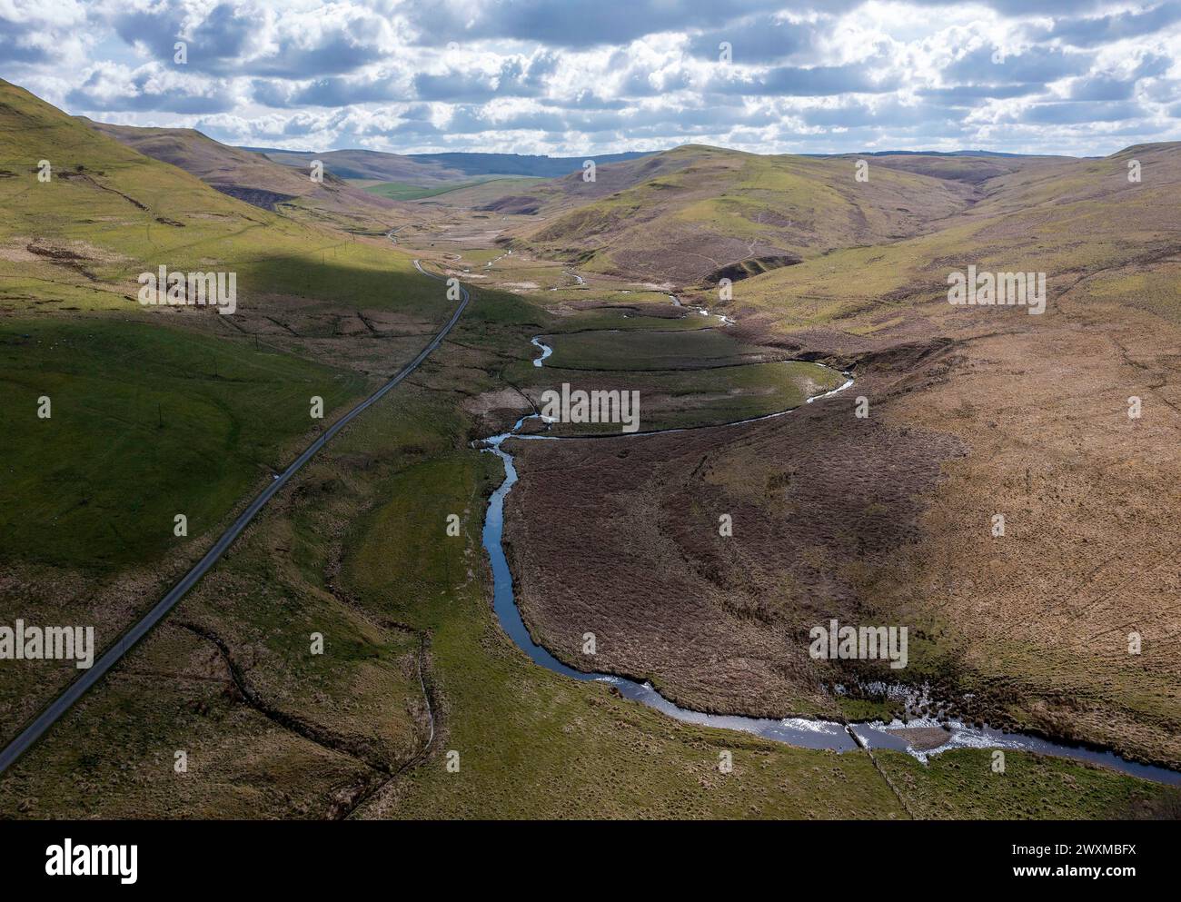 Kale water cheviot hills hi-res stock photography and images - Alamy