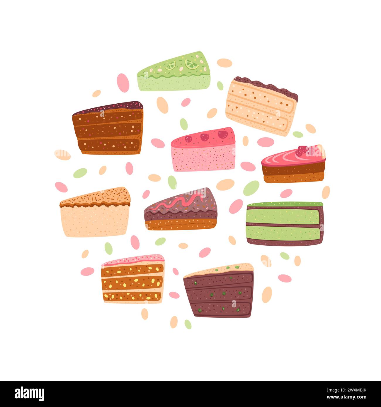 Torte festive Stock Vector Images - Alamy