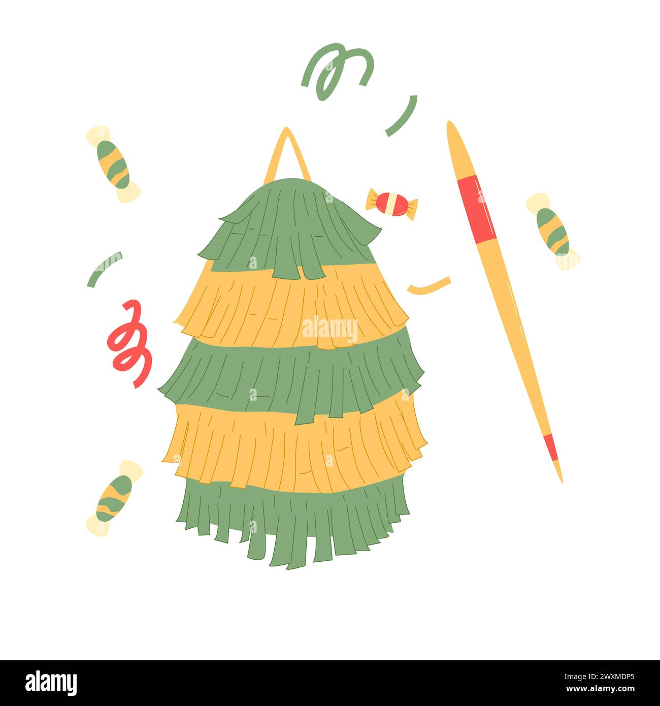 Pinana isolation on white background. Game for traditional mexican ...