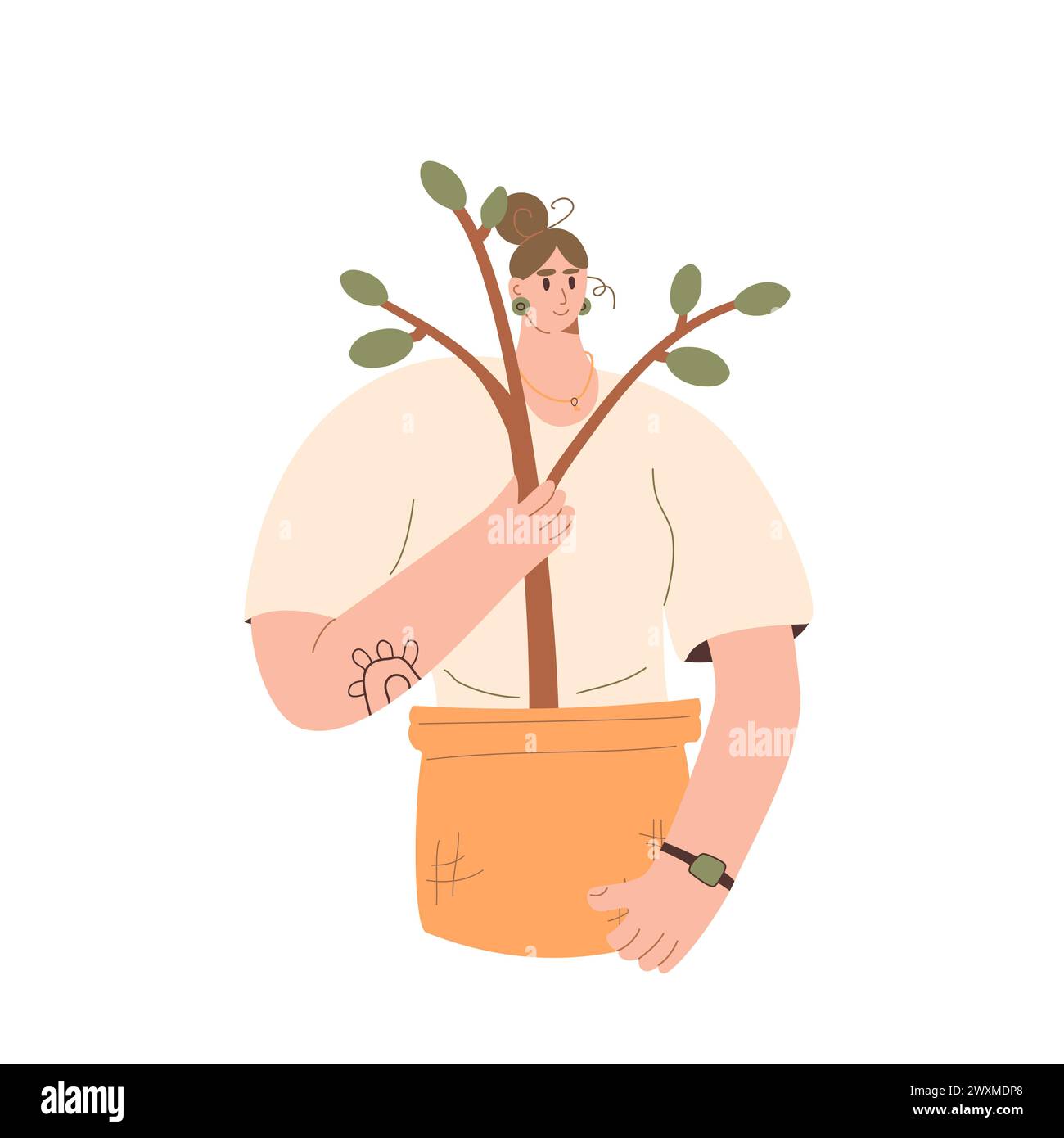 Tree sampling Stock Vector Images - Alamy