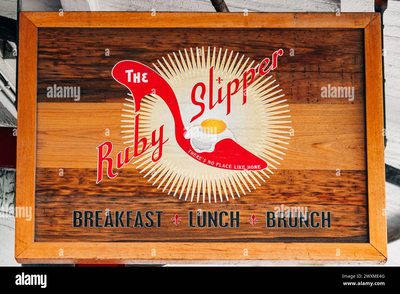 Ruby Slipper restaurant sign, New Orleans Stock Photo - Alamy