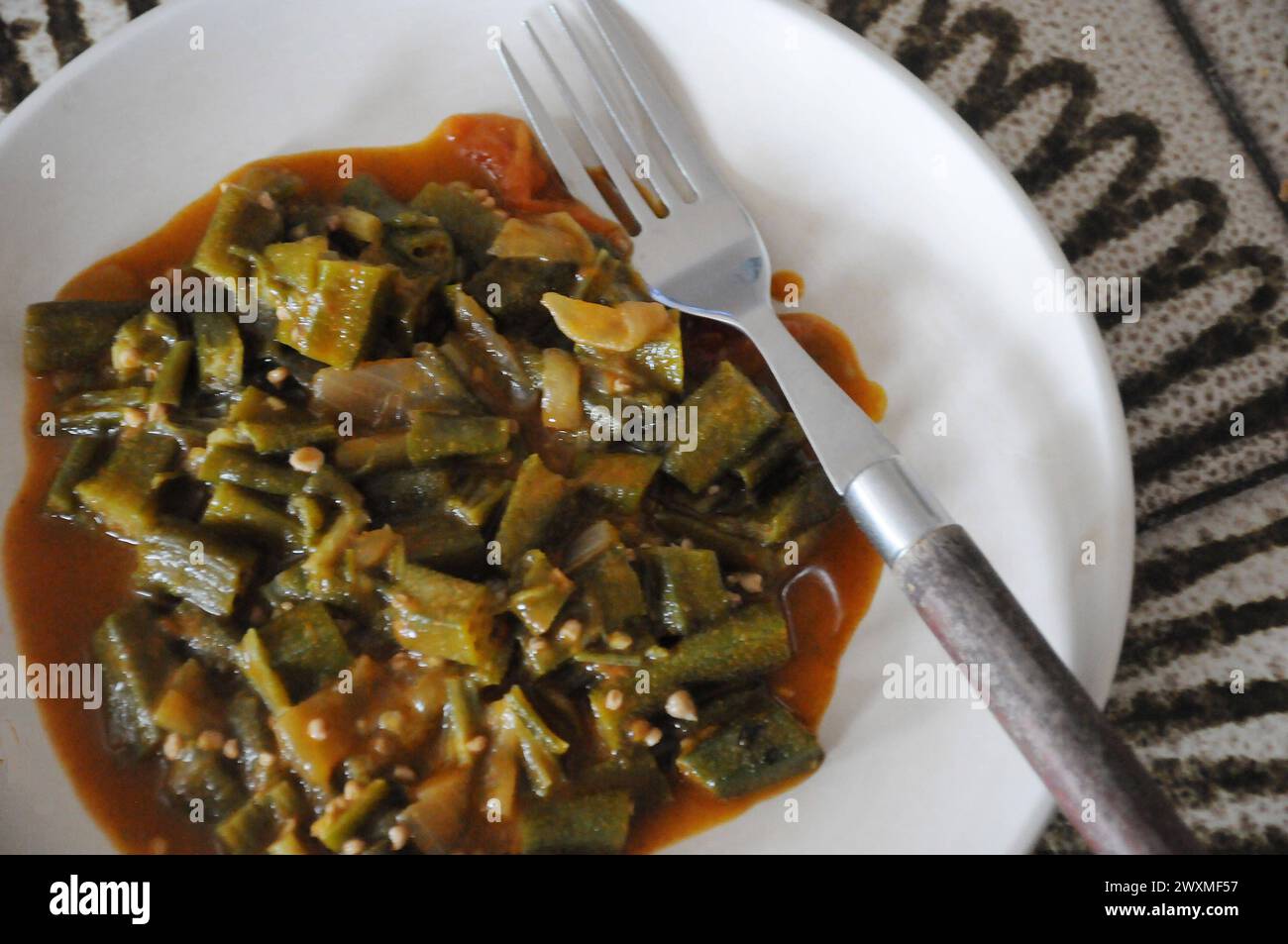 Okra vege dish hi-res stock photography and images - Alamy
