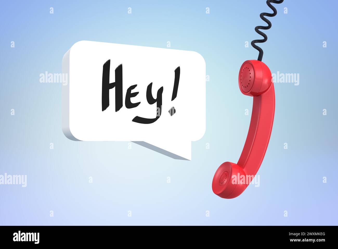 Interaction with handset hi-res stock photography and images - Alamy