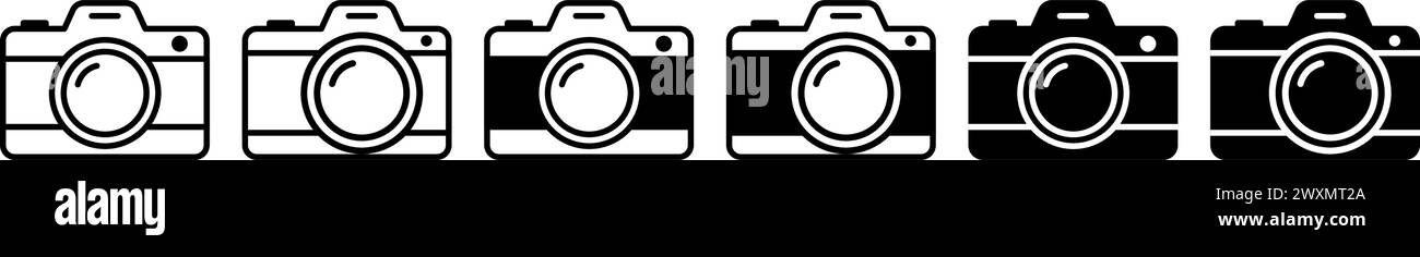 Photo camera simple Cut Out Stock Images & Pictures - Alamy