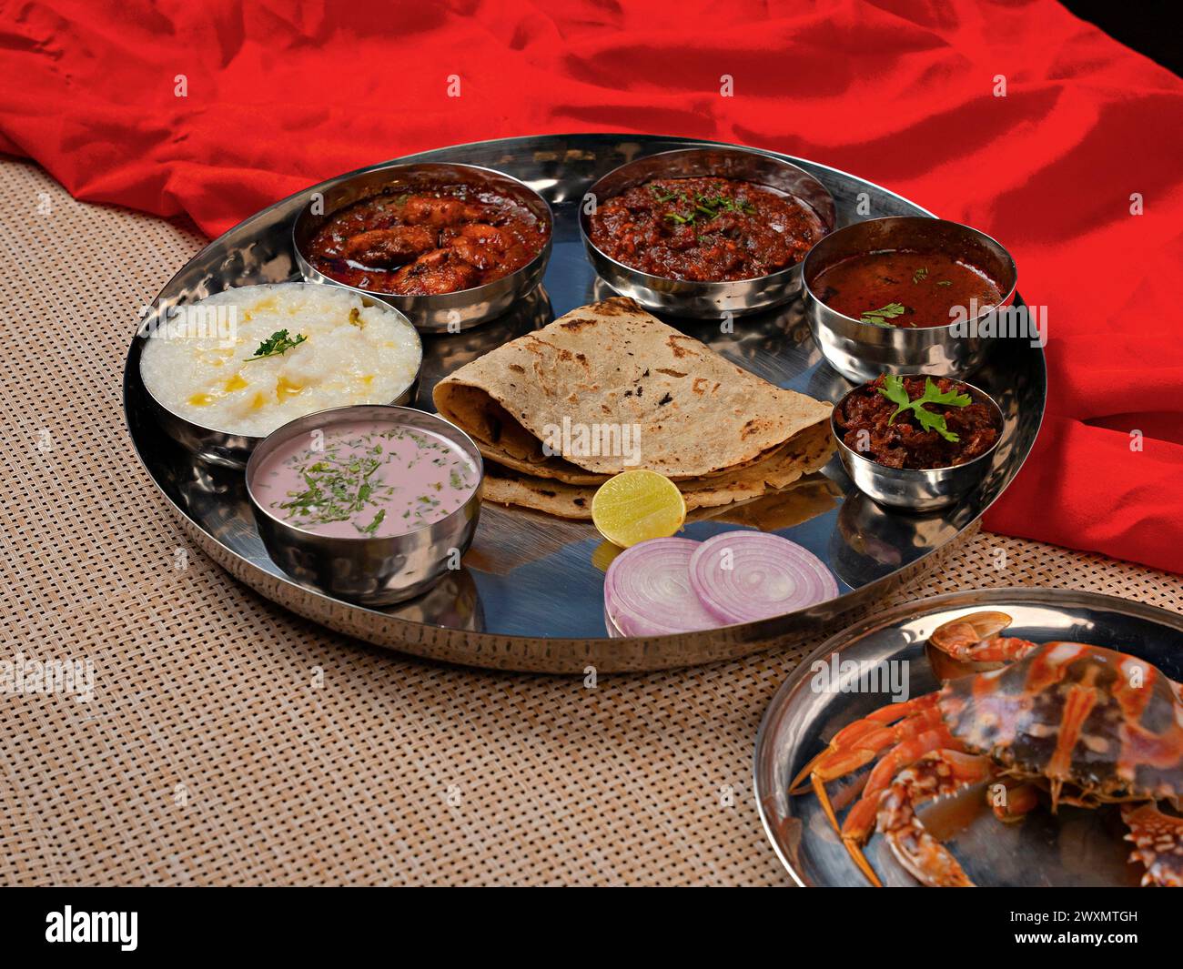 Crab Thali, Non-Vegeterian Dish, Food Photography, Pune, Maharashtra ...