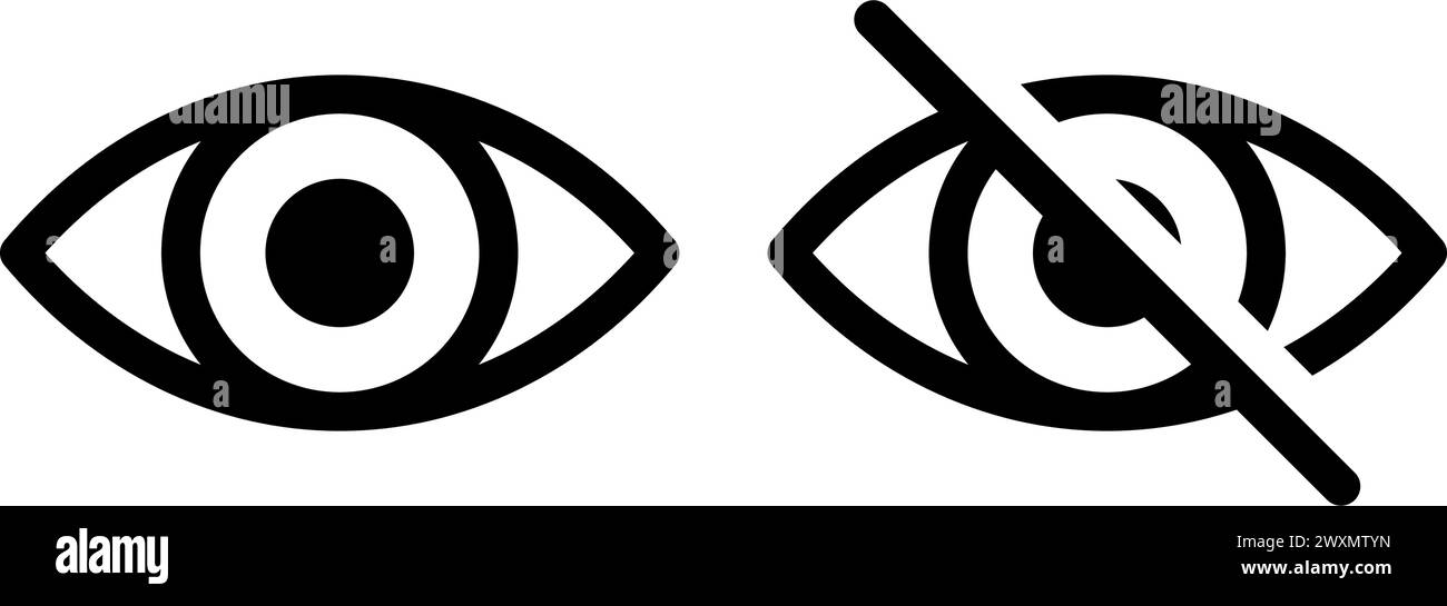 Blind symbol design Black and White Stock Photos & Images - Alamy