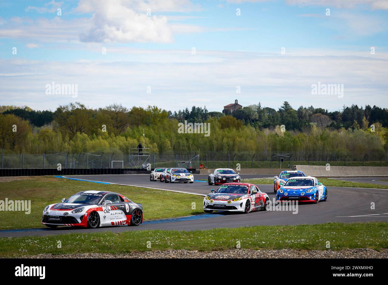 Nogaro, France. 01st Apr, 2024. 02 CORUBLE Florian, Chazel Technologies ...