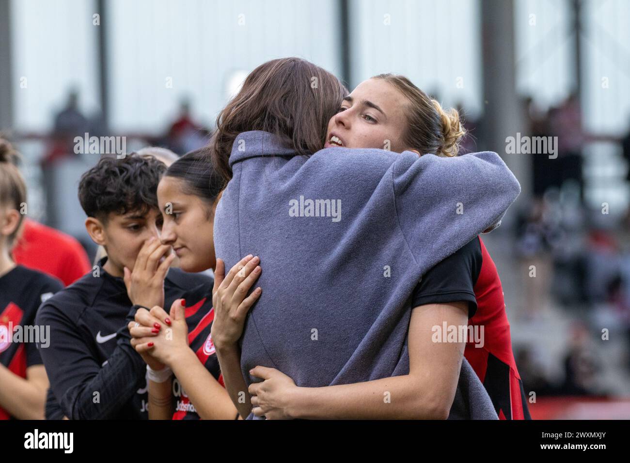 Munich, Germany. 31 March, 2024. Katarina Kiel and Laura Freigang ...