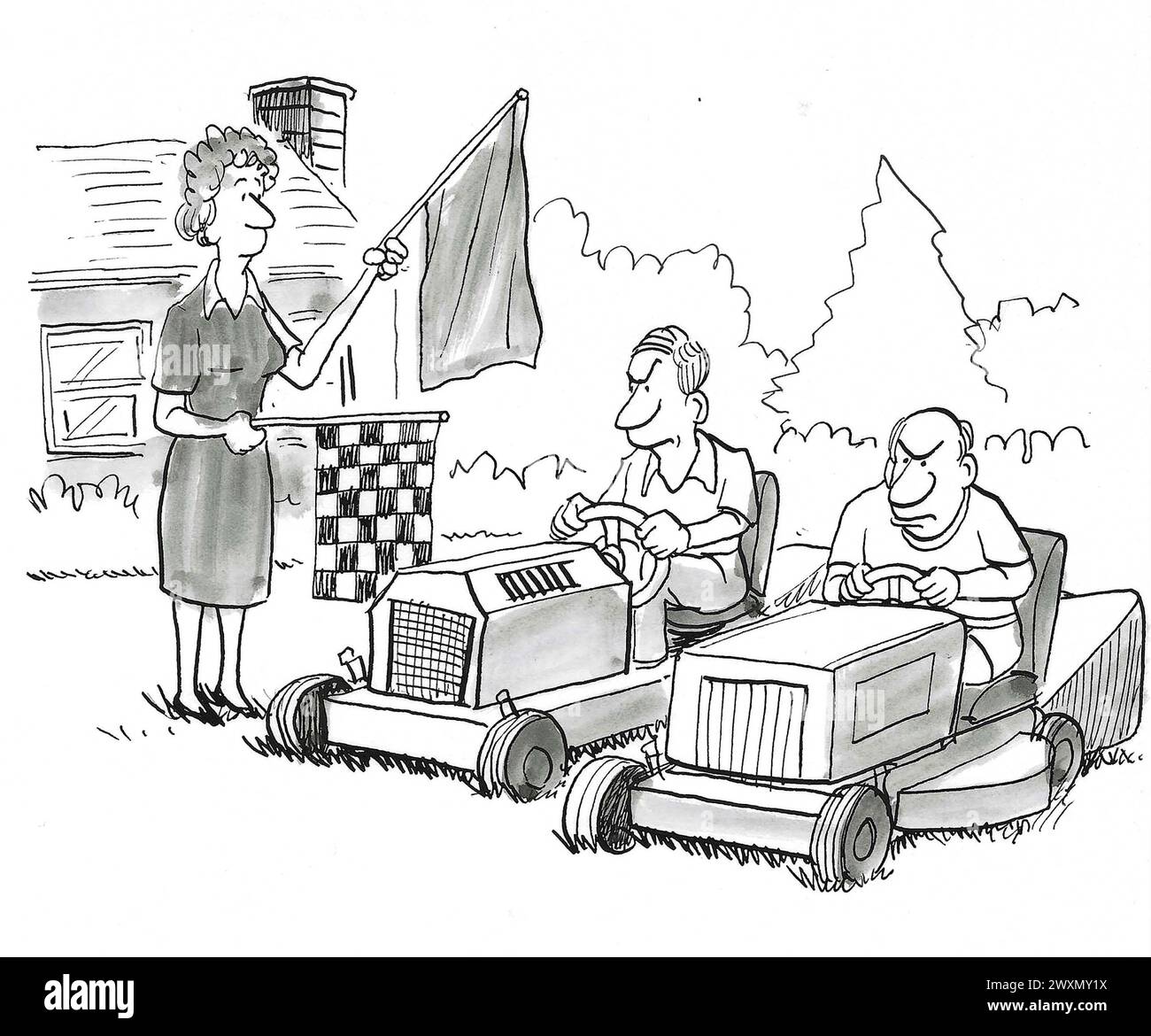 Cartoon grass Cut Out Stock Images & Pictures - Alamy