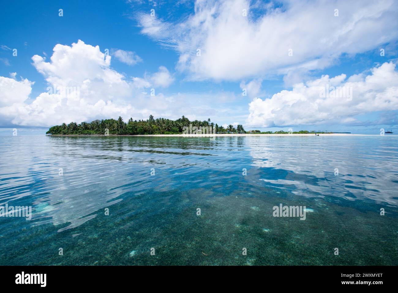 The Island of Koon in the Maluku. Far in the east of Indonesia there ...
