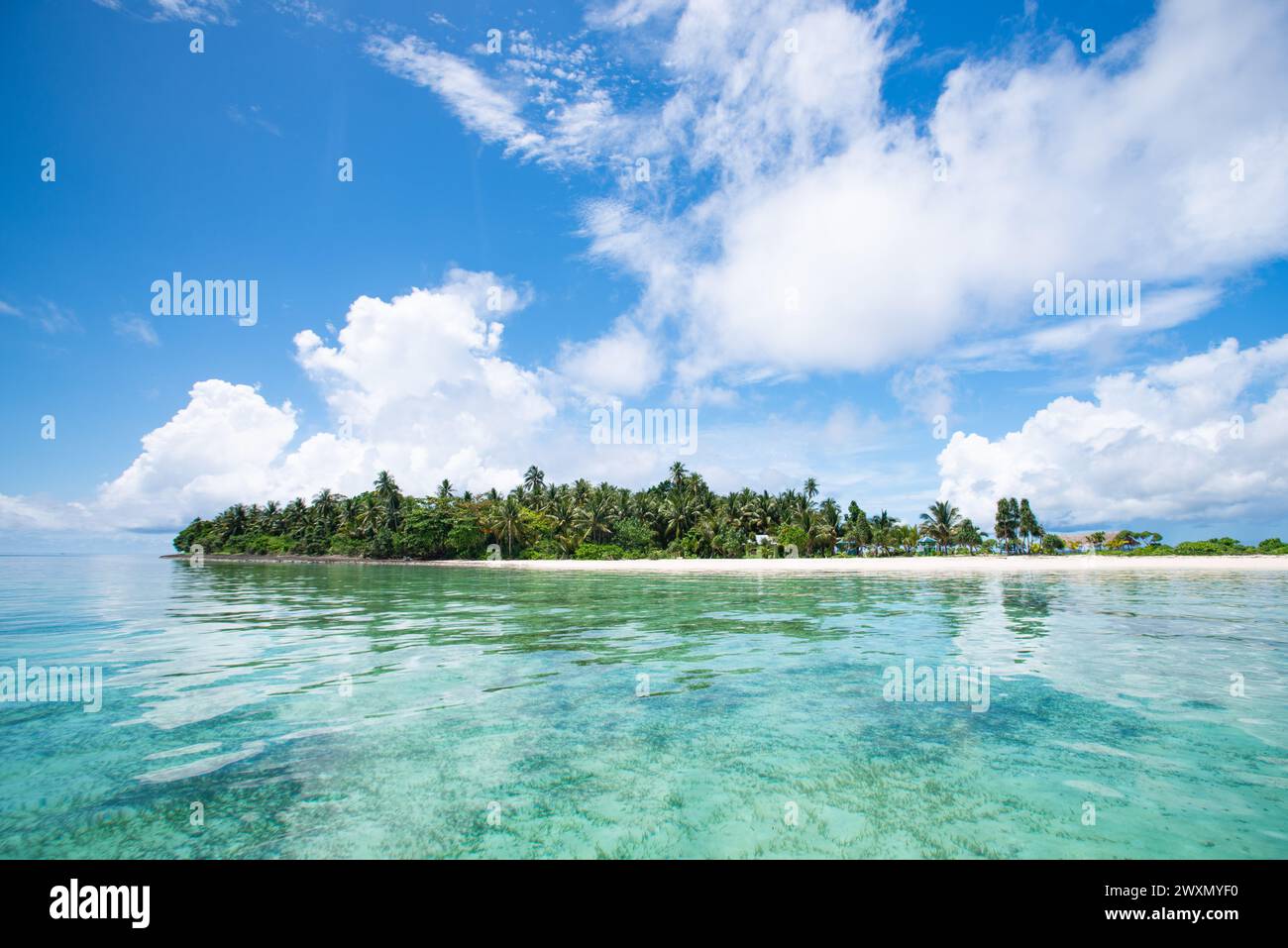 The Island of Koon in the Maluku. Far in the east of Indonesia there ...