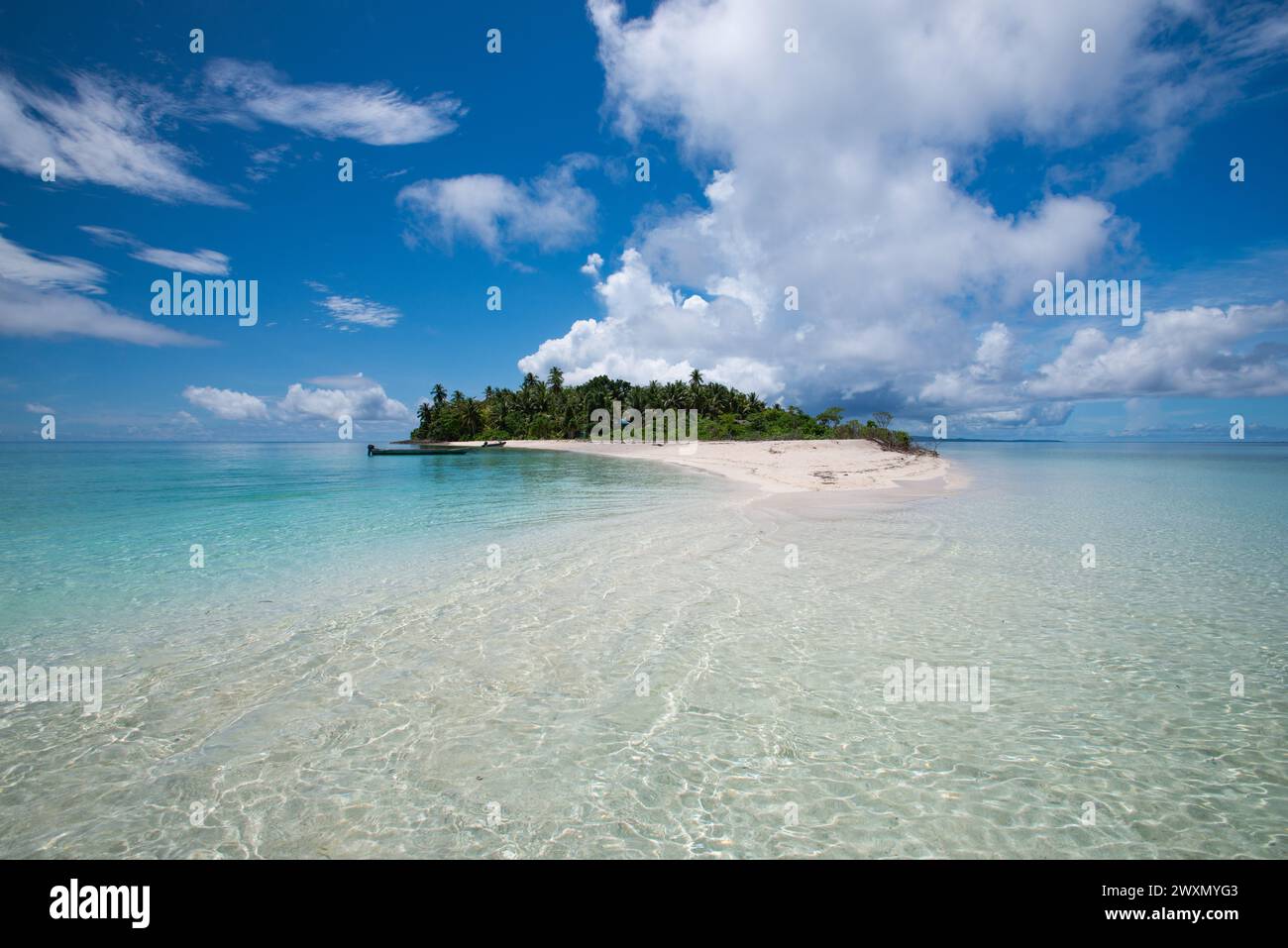 The Island of Koon in the Maluku. Far in the east of Indonesia there ...