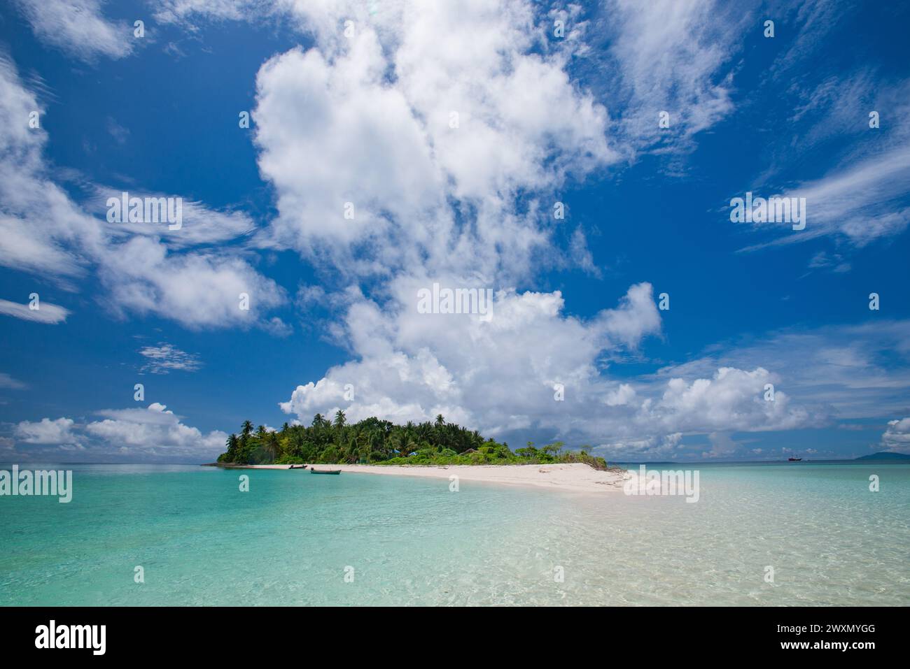 The Island of Koon in the Maluku. Far in the east of Indonesia there ...