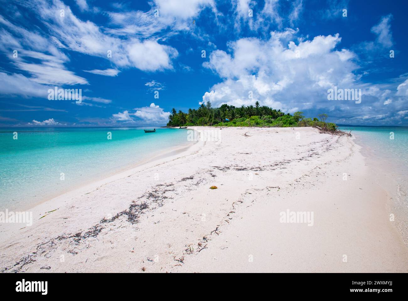 The Island of Koon in the Maluku. Far in the east of Indonesia there ...