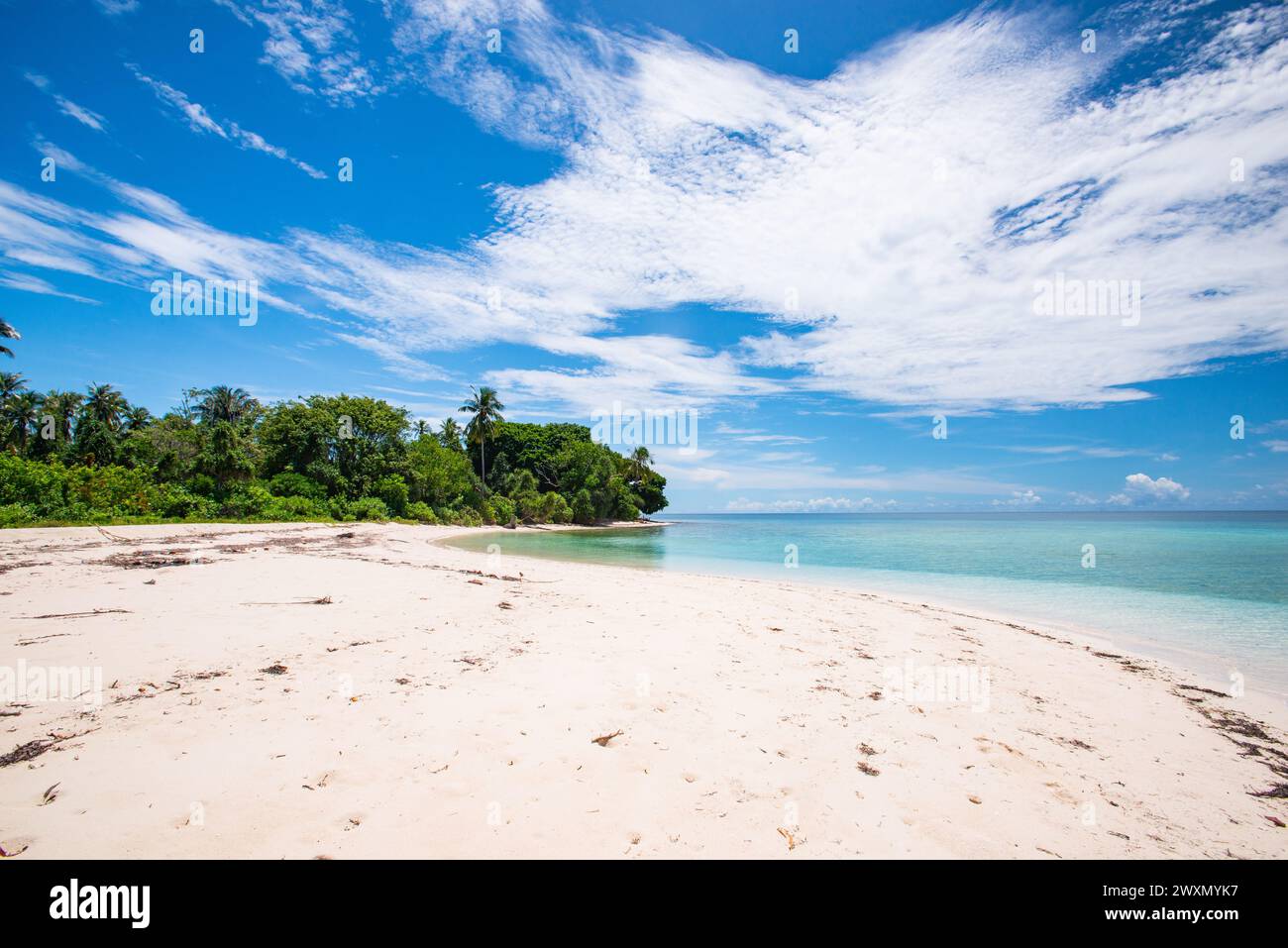 The Island of Koon in the Maluku. Far in the east of Indonesia there ...