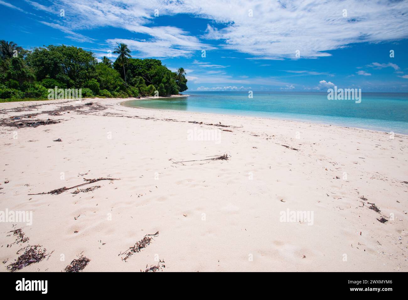 The Island of Koon in the Maluku. Far in the east of Indonesia there ...