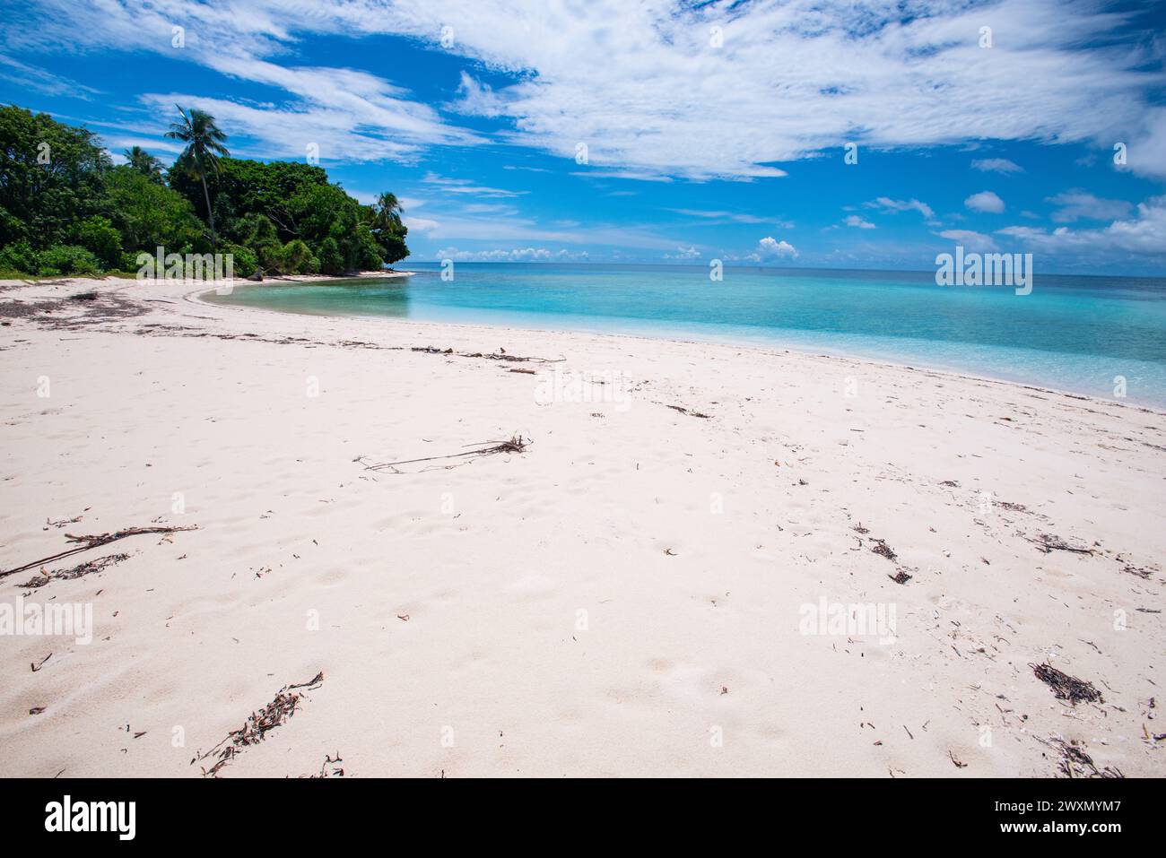 The Island of Koon in the Maluku. Far in the east of Indonesia there ...