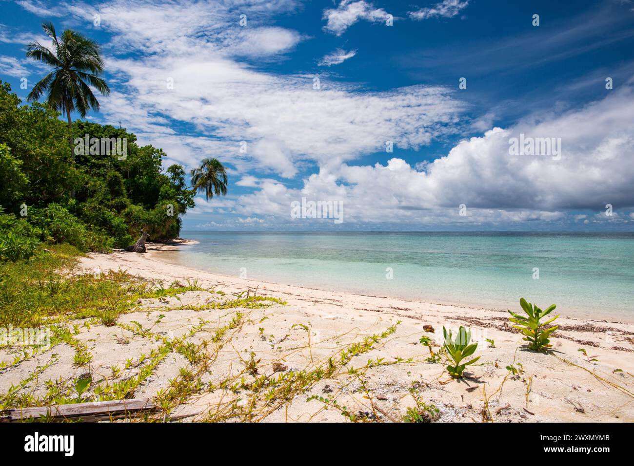 The Island of Koon in the Maluku. Far in the east of Indonesia there ...