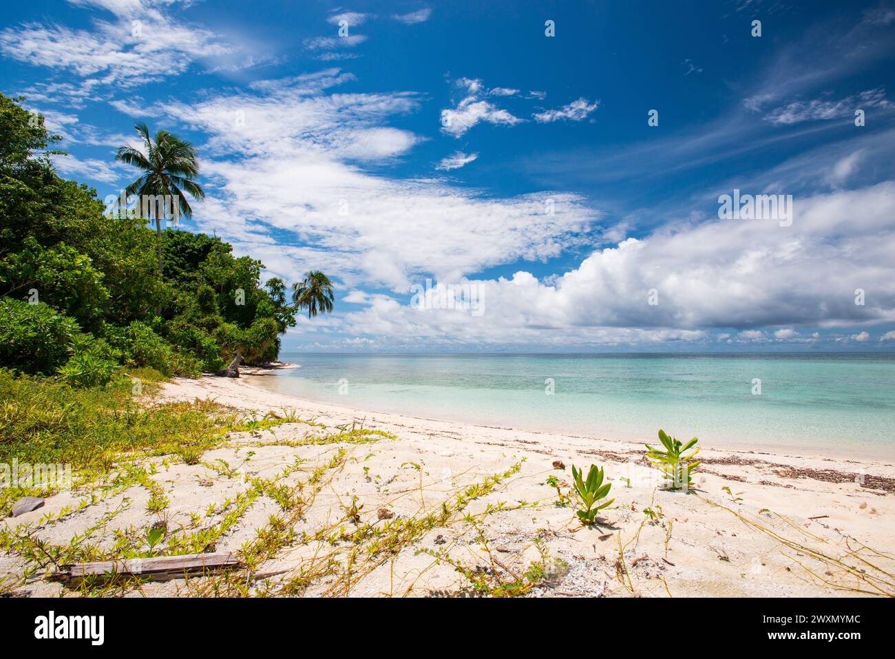 The Island of Koon in the Maluku. Far in the east of Indonesia there ...